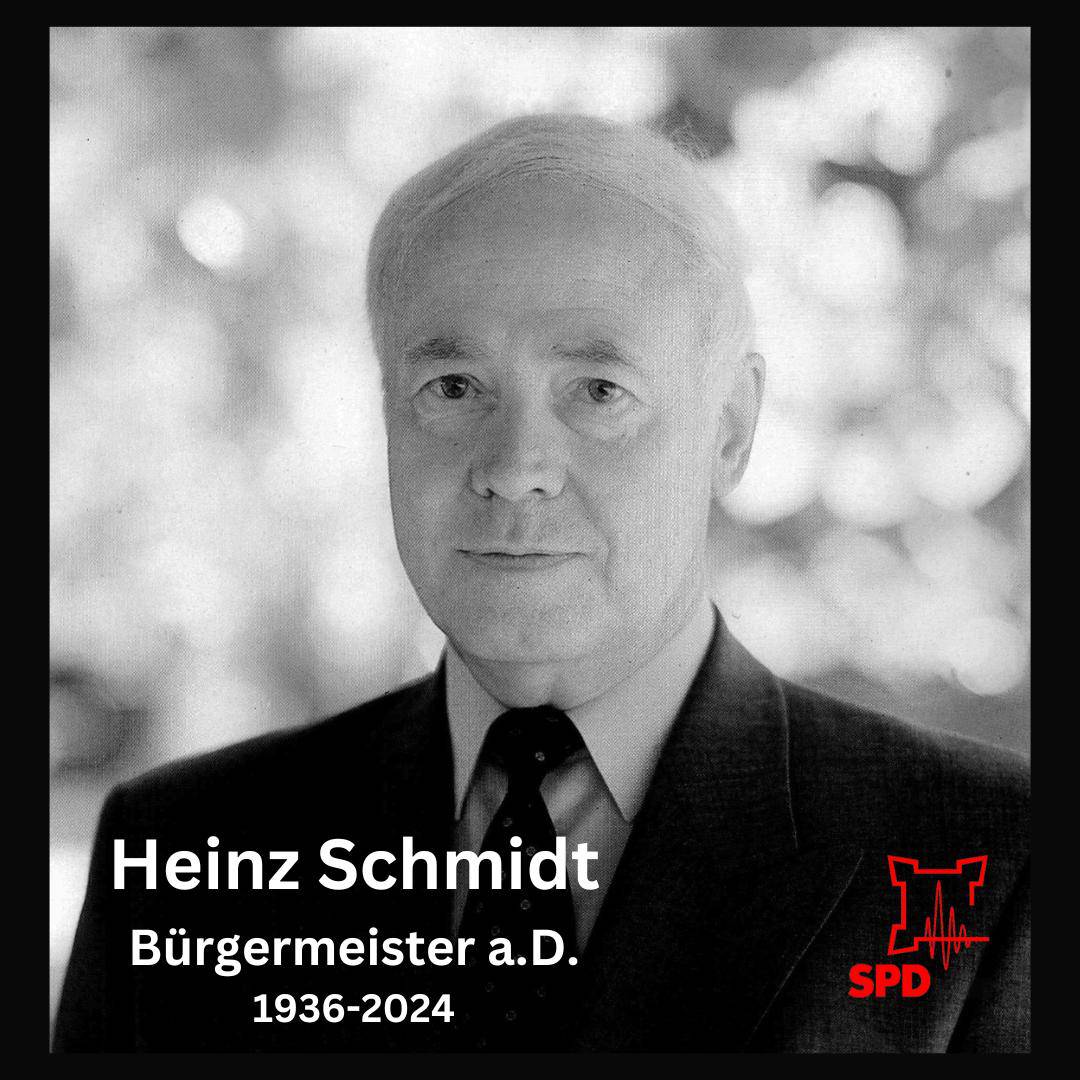 Heinz Schmidt – Gestalter von Jülich verstorben - SPD Jülich
